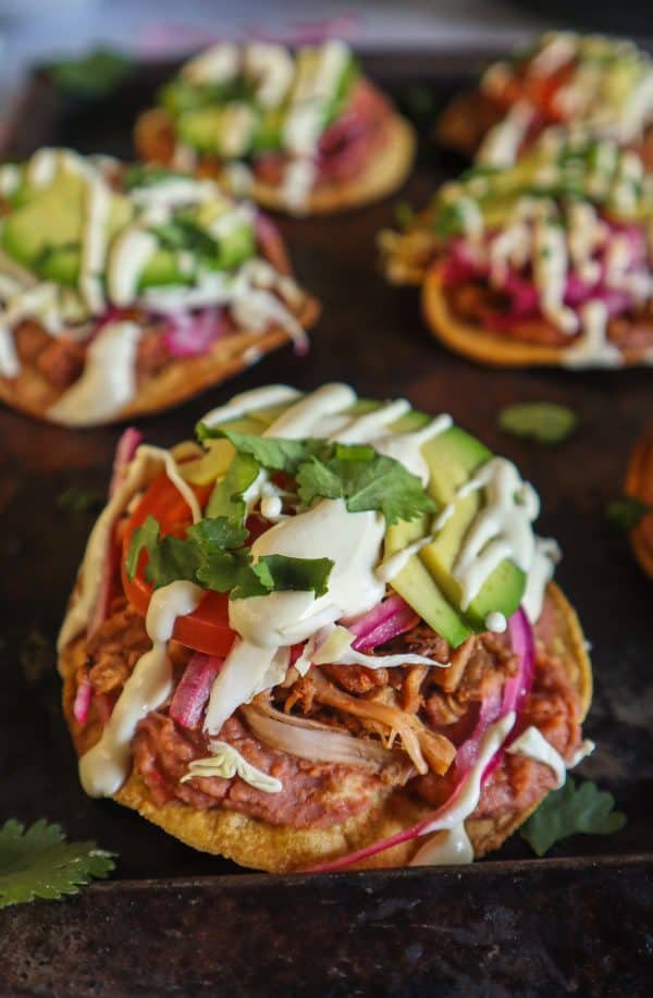 Bean Tostadas (Authentic & Easy To Make!)