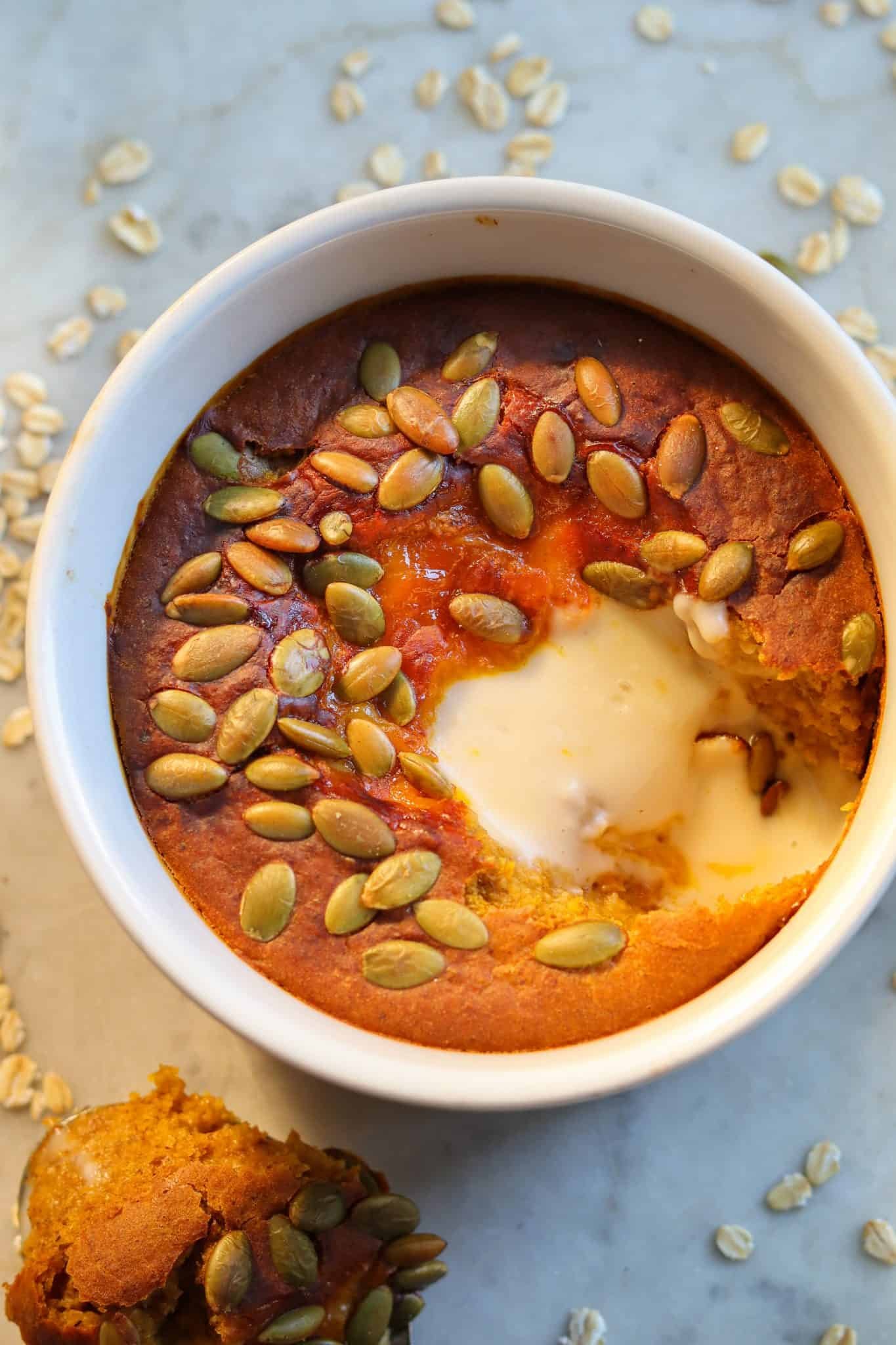 Pumpkin Baked Oats (Air Fryer-friendly!)