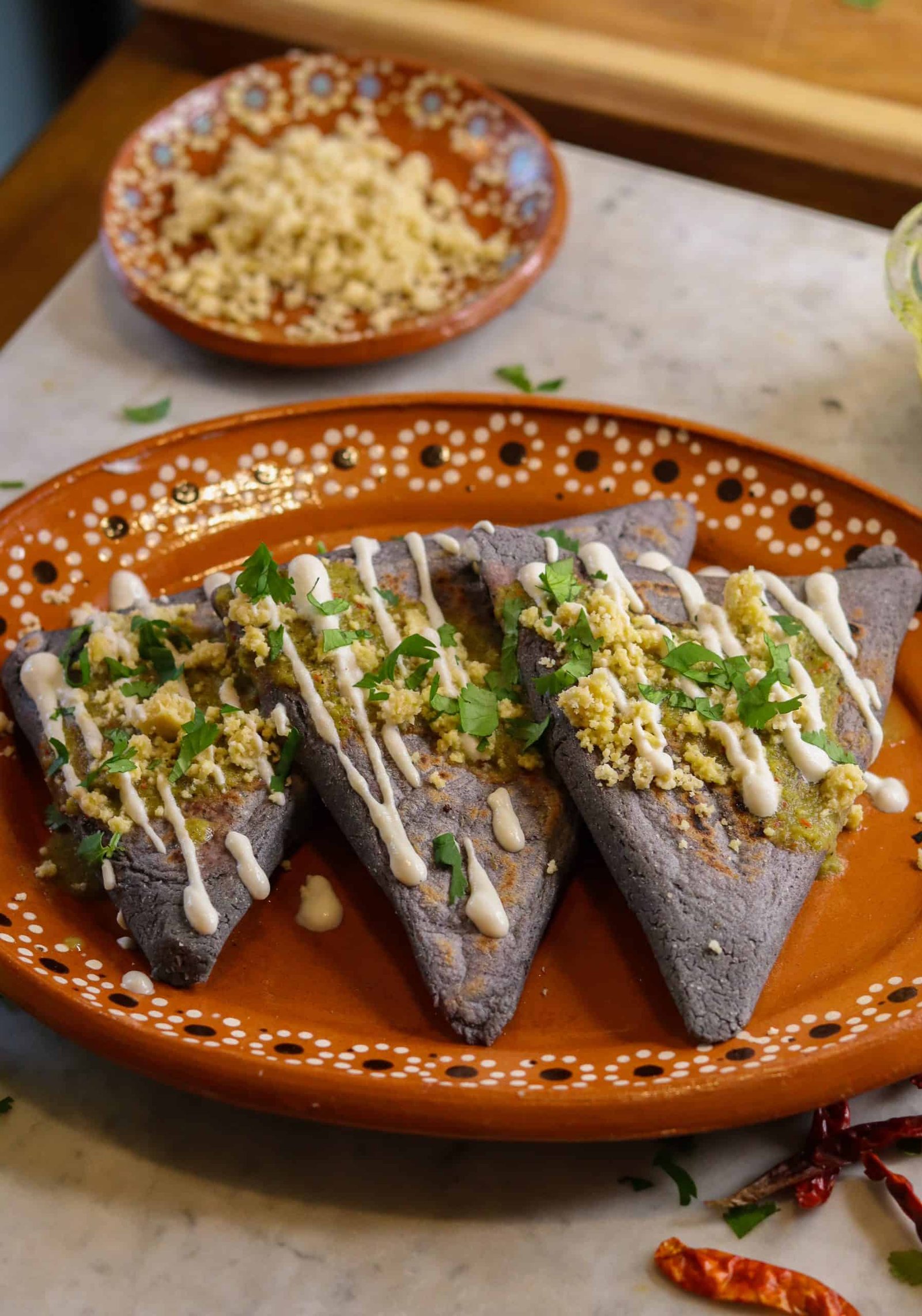 Tetelas (Mexican Pockets of Bean and Cheese)