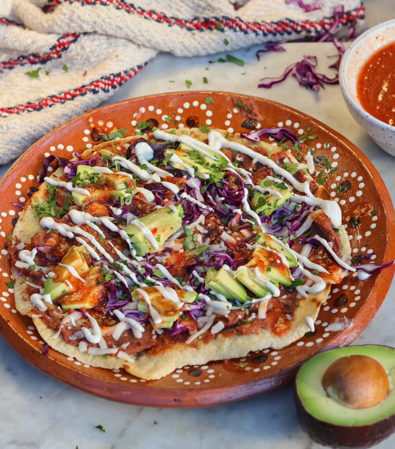 Tlayuda - Mexican Pizza!
